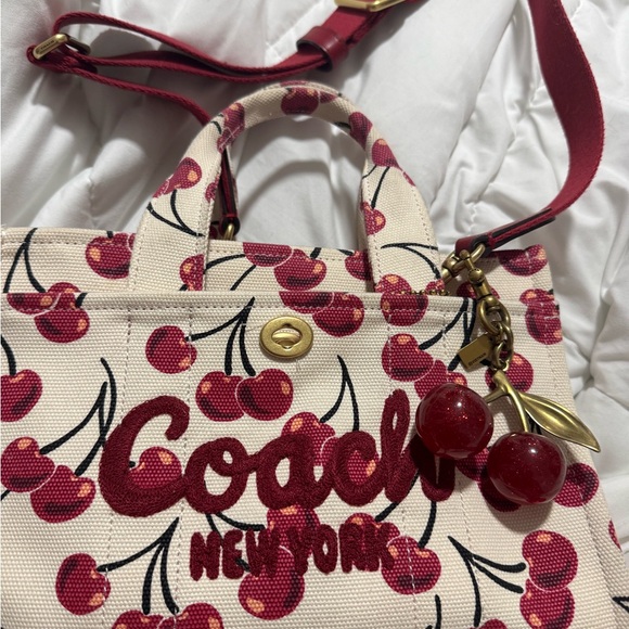 Coach | Bags | Coach Cherry Cargo 26 In Chalk Multi | Poshmark